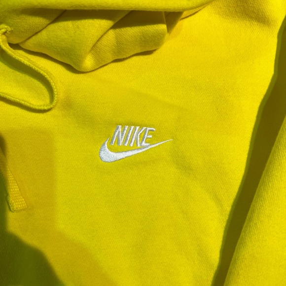 Nike | Tops | Nike Bright Yellow Hoodie | Poshmark